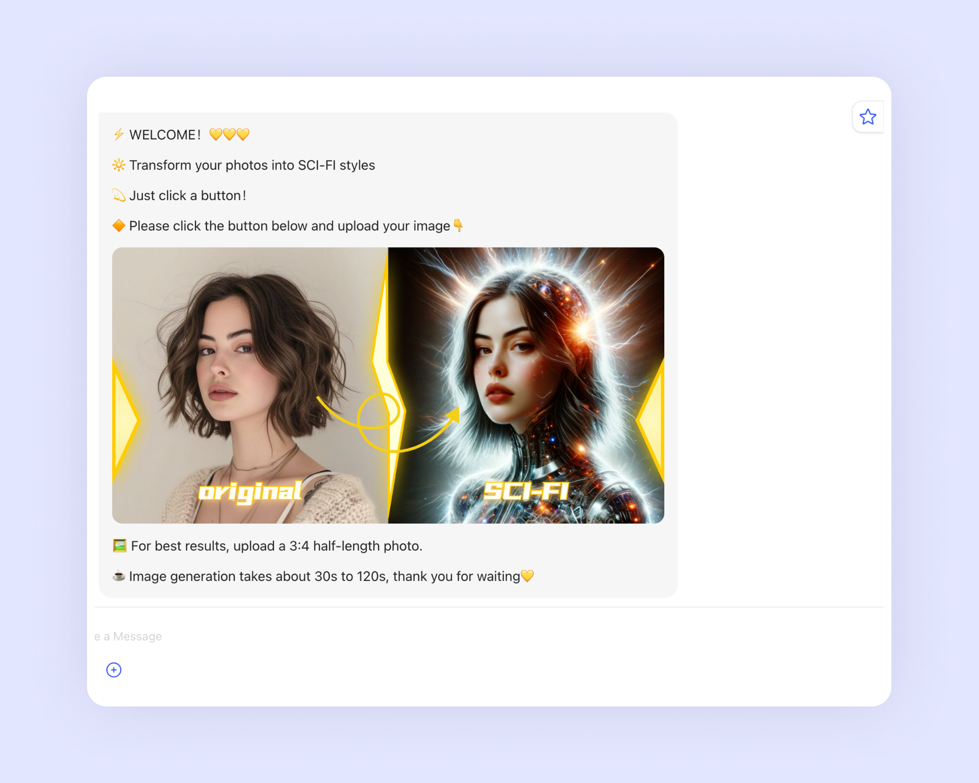 SCI-FI Style: Transform Photos into Futuristic Masterpieces