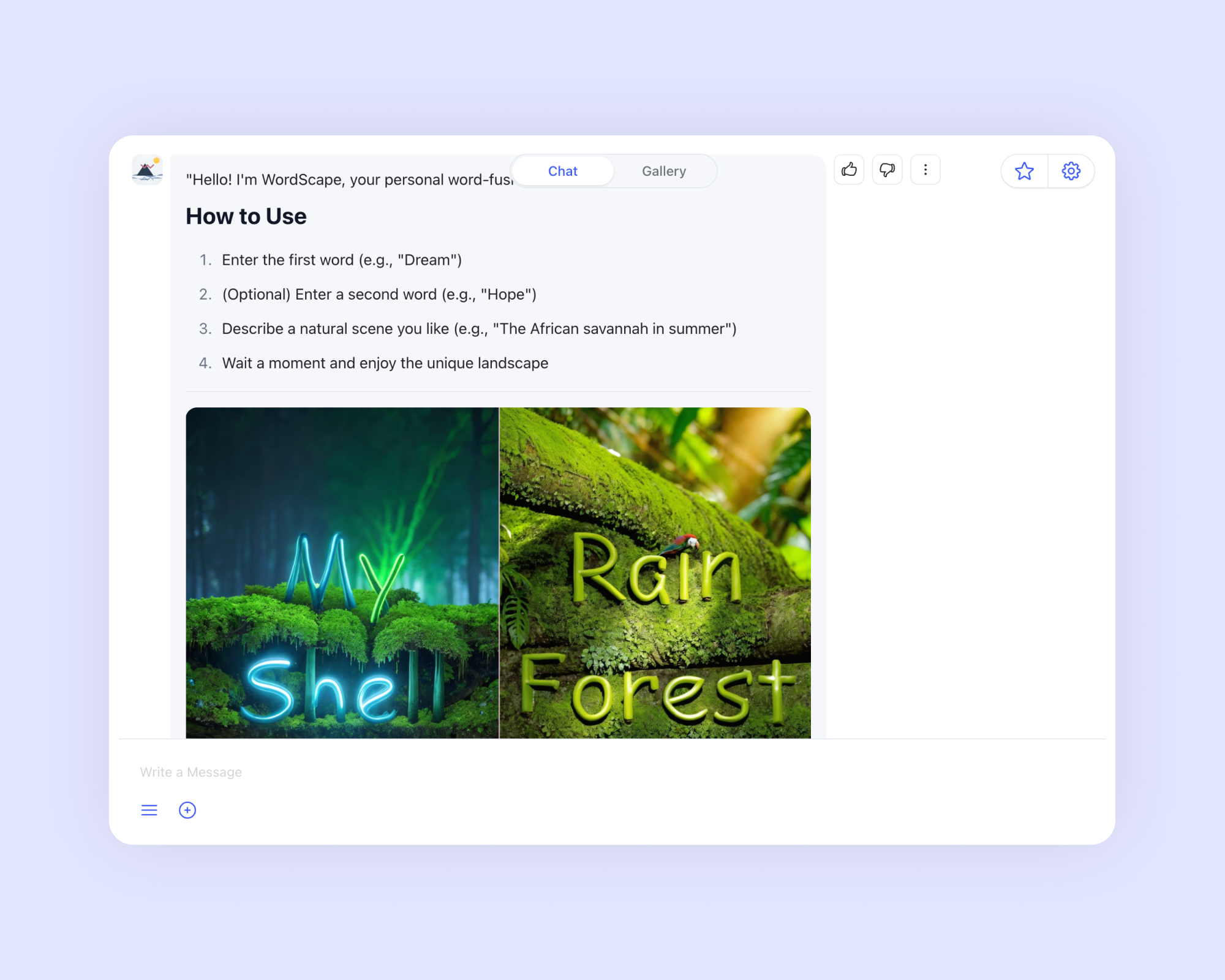 Generate Pics with Special Words